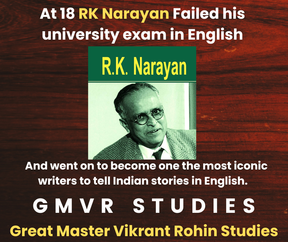 R K Narayan - Failed in English exam but a true champion of English ...